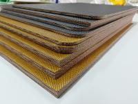 China CCL Lamination Press Rubber Pad 4.0-6.5mm Thickness for 600-800 Press Cycles in PCB Manufacturing for sale