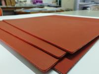 China 1.5-2.5mm Silicone Rubber Wood Press Cushion Pad with 80 N/mm Tensile Strength for Hot Press Machines for sale