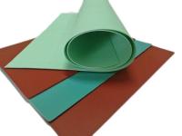 China High Temperature Resistant 2.5N/mm Silicone Rubber Cushion Pad for Wood Industry Hot Pressing Machines 1.5-2.5mm Thickness for sale