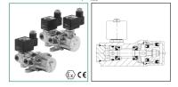 China ASCO 8344 Series 2 Position 4 Way Solenoid Valve For Analytical And Diagnostic Instruments for sale