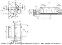 China Rexroth BALL RUNNER BLOCK CARBON STEEL KWD-025-FNS-C1-H-1 For Linear Motion for sale