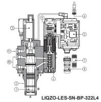 China ATOS LIQZO-L 3 Way Proportional Cartridge Valve With Doubleposition Transducer for sale
