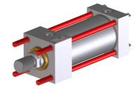 China Industrial ATOS Hydraulic Cylinders Type CK With Double Acting Construction for sale