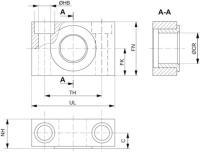 China AVENTICS Bearing Brackets Attachments MT4 MT5 MT6 Series AT4 – 1827001603 for sale