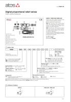 China ATOS Digital Proportional Relief Valves Direct Acting RZMO-A RZMO-AEB RZMO-AES for sale