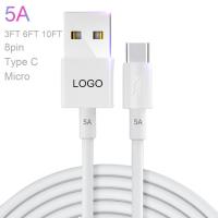 China USB 3.0 Charging Cable For 8PIN Micro Type C White 1M for sale