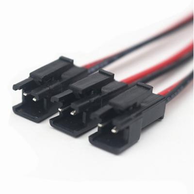 China Cold Pressing SM 2.54 Male And Female Wire Harness Flame Retardant for sale