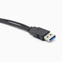 China USB 3.0 Charging Cable Tinned Copper Conductor 0.3m One Male To Two Female for sale