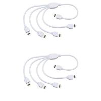 China 6 Pin 2.0mm RGBCCT Splitter Connector 1 To 4 Female To Female Connector Cable For RGB+CCT LED Strip Light for sale