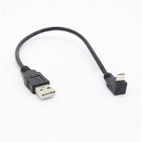 China OD4.5mm Android 90 Degree Elbow Micro USB 2.0 Charging Cable for sale