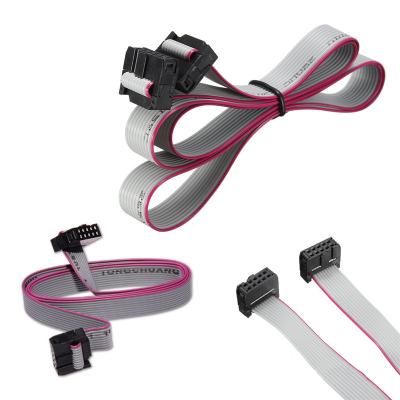 China FC 10P FC 20P 2.54mm Custom Made Wiring Harness IDC Flat Terminal for sale