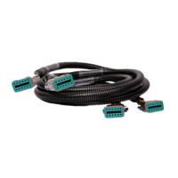 China Black 300V Power Extension Wire Harness For Electric Vehicle for sale