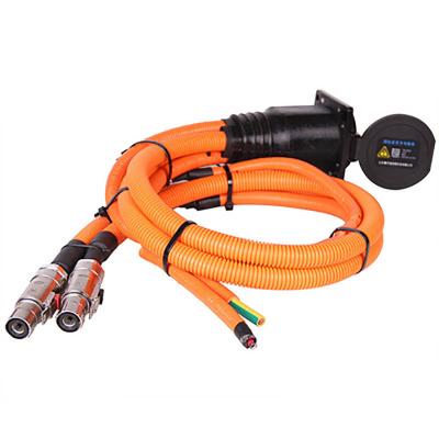 China Length 2000mm Custom Wire Harness Cable With DC Charging Socket for sale