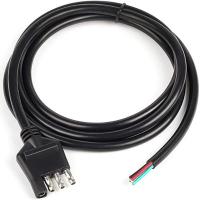 China OD0.8 4 Pin Trailer Wiring Harness Power Cord SAE Extension Cord for sale