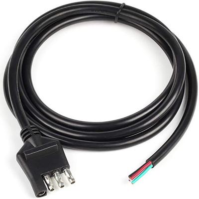 China OD0.8 4 Pin Trailer Wiring Harness Power Cord SAE Extension Cord for sale