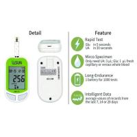 China Lysun Professional Manufacturer Hot Selling Digital Sugar Uric Acid Test Strip Active Blood Glucose Meter for sale