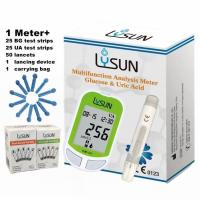 China Factory Supply Blood Glucose Meter Uric Acid Monitor With Test Strip for sale