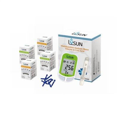 China 2 in 1 Machine High Precision Uric Acid Blood Glucose Analyzer for sale