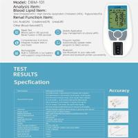 China Professional Machine Multi Parameters Dry Biochemistry Analyzer For Blood Lipid ,renal Function for sale