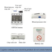 China Lysun GULP-101 Multi-Function Analyzer Meter Glucose Cholesterol And Uric Acid Meter for sale