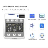 China Portable Lysun GULP-101 3 In 1 Monitor Cholesterol Glucose Uric Acid Meter for sale