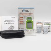China Uric Acid Testing Kits Home Uric Acid Blood Level Tester Machine Lysun GUM-101 for sale