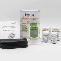 China Lysun GUM-101 Rapid Blood Glucose Test 50g Glu 50records UA 50 Records for sale