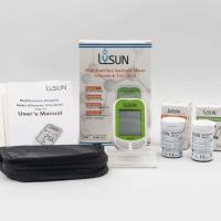 China Intelligent Recognition Lysun GUM-101 Automatically Uric Acid Meter Test Kit for sale