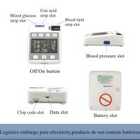 China Lysun Heart Rate Blood Pressure Monitor Uric Acid Test Meter GULP-101 for sale