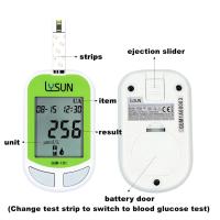 China Compact And Lightweight Lysun GUM-101 Portable Uric Acid Test Meter for sale