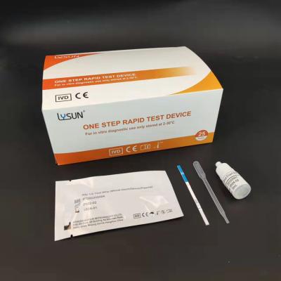 China Healthcare Serum Urine HCG Pregnancy Test Cassette 25mIU/Ml for sale