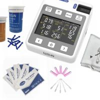 China Portable Lysun GULP-101 3 In 1 Monitor Cholesterol Glucose Uric Acid Meter for sale