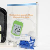 China UA 50 Records Uric Acid Blood Glucose Tester With HZ GUM-101 for sale