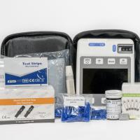 China 365g Blood Glucose Tester HZ GULP-101 Cholesterol And HDL Analyzer for sale