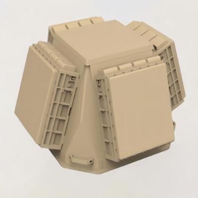China 8km all-solid-state 360° Continuous Coverage Low-altitude Surveillance Radar ≥24 simultaneous tracks for sale