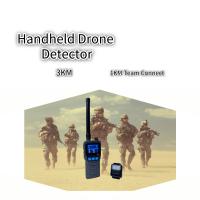 China Low false alarm second level full frequency dual-mode 1+N linkage portable handheld anti drone equipment FPV warning for sale
