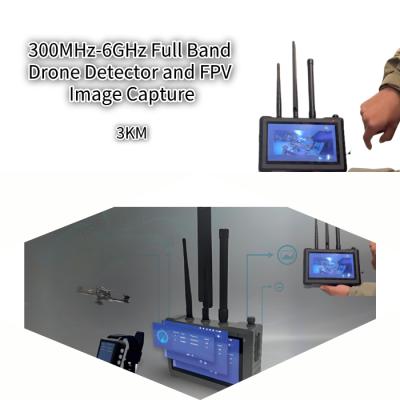 China Detection radius1.5KM Portable Full-band Detection Anti Drone System Video Interception for sale
