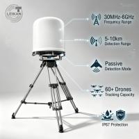 China Passive RF Spectrum Sensor 15km Long Range Low-Altitude Civilian UAV Detection System Multi-Unit Network IP66 Early Warning for sale