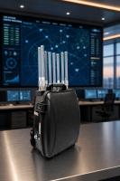 China Portable Backpack RF Spectrum Sensor 3km Long Range Multi Band Perimeter Security Low Altitude Drone Detection System for sale