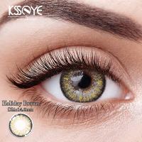 China Holiday Brown Blue Grey 1 Year Soft Color Contact Lens Fast Delivery for sale