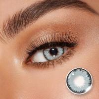 China ODM 2 Tone Natural Looking Ocean Sky Gray Contact Lens Private Label 14.0mm for sale