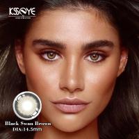China Natural Black Eyes Contact Lenses Daily Use For Girls Women Party Beauty for sale