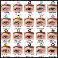 China OEM Halloween Black Contact Lenses Cosplay Contact Lenses New Fashion Lens for sale