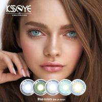 China Oem Blue Green Contacts Stunna Girl Series Cosmetic Color Contact Lenses for sale