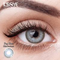 China OEM Colored Prescription Contact Lens Freshlady Blue Color Contacts Lenses for sale