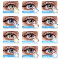 China Colored Prescription Contact Lens Fresh lady Blue Grey Color Contact Lenses for sale