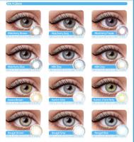 China Colored Prescription Contact Lens Fresh lady Blue Grey Color Contact Lenses for sale