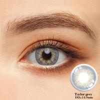 China OEM Natural Grey Color Contact Eye Lens Yearly Cosmetic For Male And Female for sale