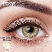China Natual Looking Green Cosmetic Color Contact Lenses For Dark for sale