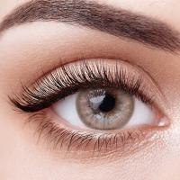 China Natural Color Contact Lenses Gold Coffee / Grey / Brown / Pink For Fair Skin Color for sale